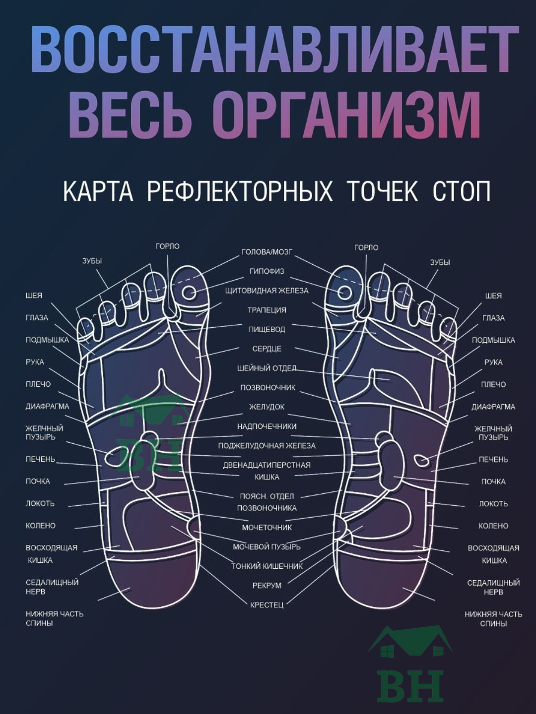Массажер электрический для ног EMS, миостимулятор микротоковый ...