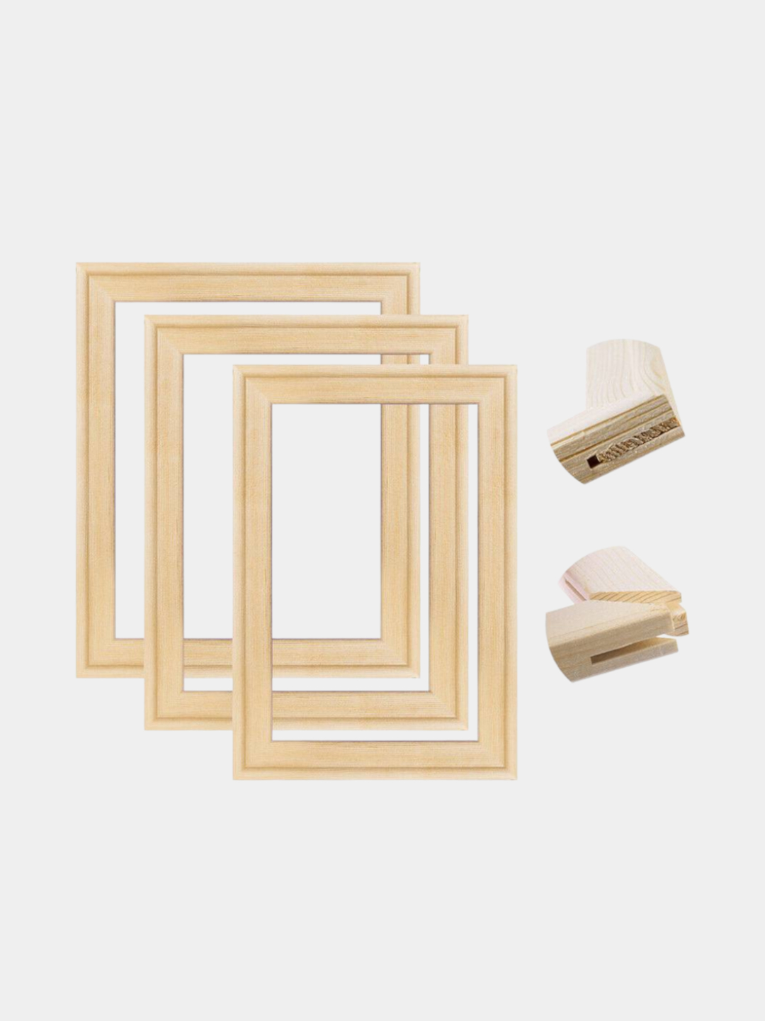 Olmos mozaikasi tuvali pastki ramka, raqamlar bo'yicha rasmlar ...