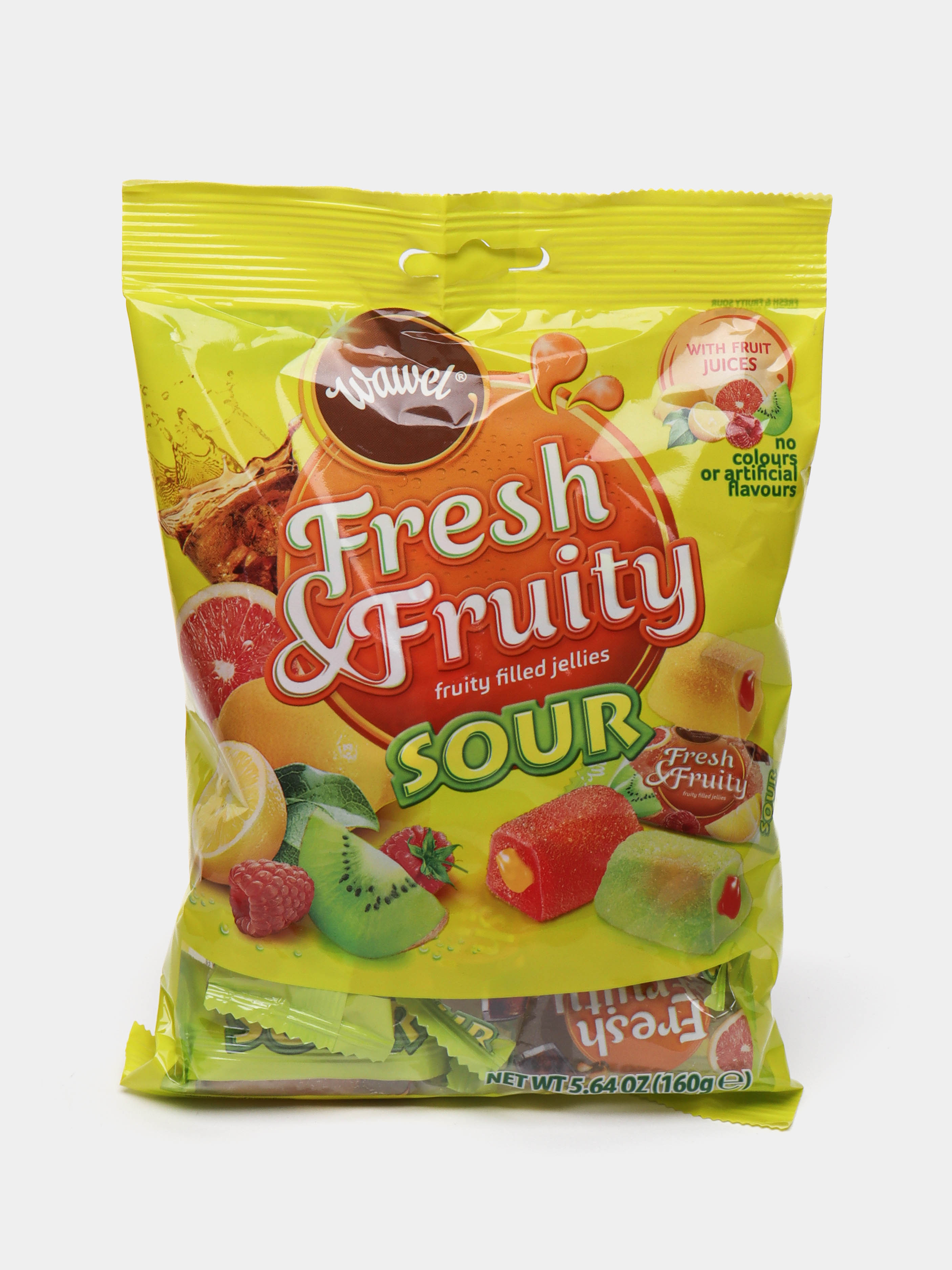 Желейные конфеты Wawel Fresh Fruity Sour jellies, 160 г купить по ...