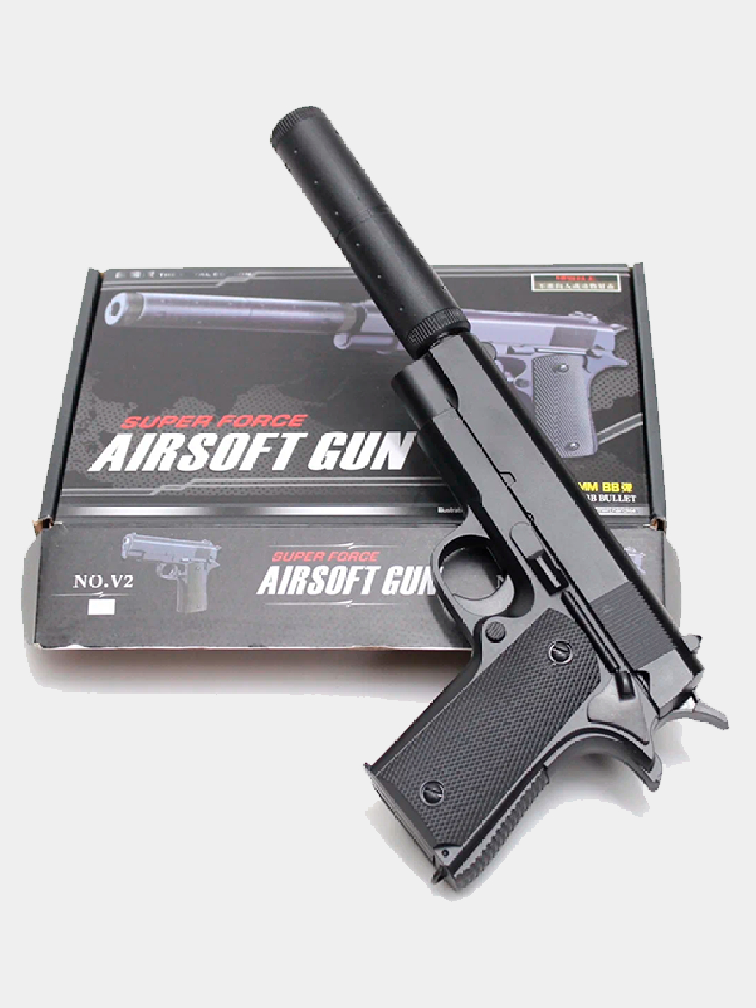 Детский металлический пистолет Airsoft gun Super Force V2 купить по ...