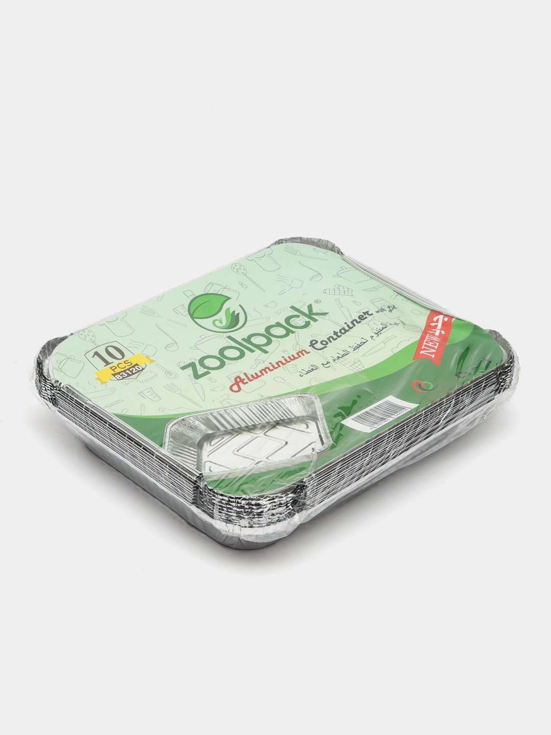 Контейнер алюминиевый с крышкой Zoolpack, 10 шт, 1050 г, 83120 купить ...