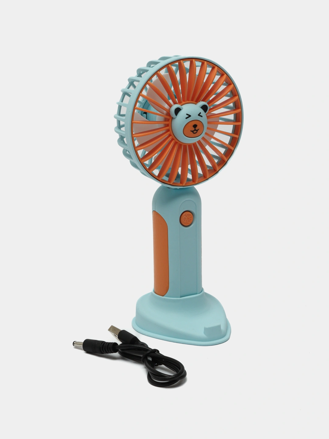 Mini ventilyator portativ, telefon stend va USB zaryadlovchi bilan ...