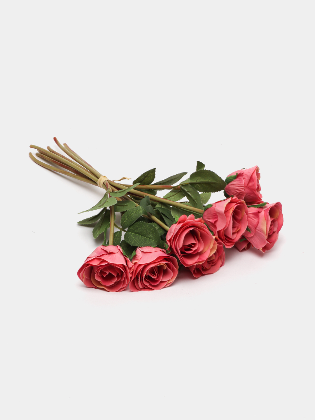 Sun'iy gullar, uy dekoratsiyasi uchun atirgullar qizil, oq, pushti ...