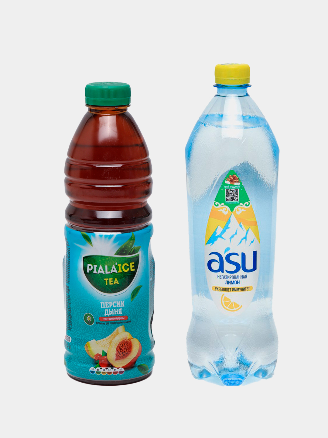ASU Негаз 1л Лимон+Piala IT Ice Tea Черный 1л Персик-Дыня с экстрактом ...