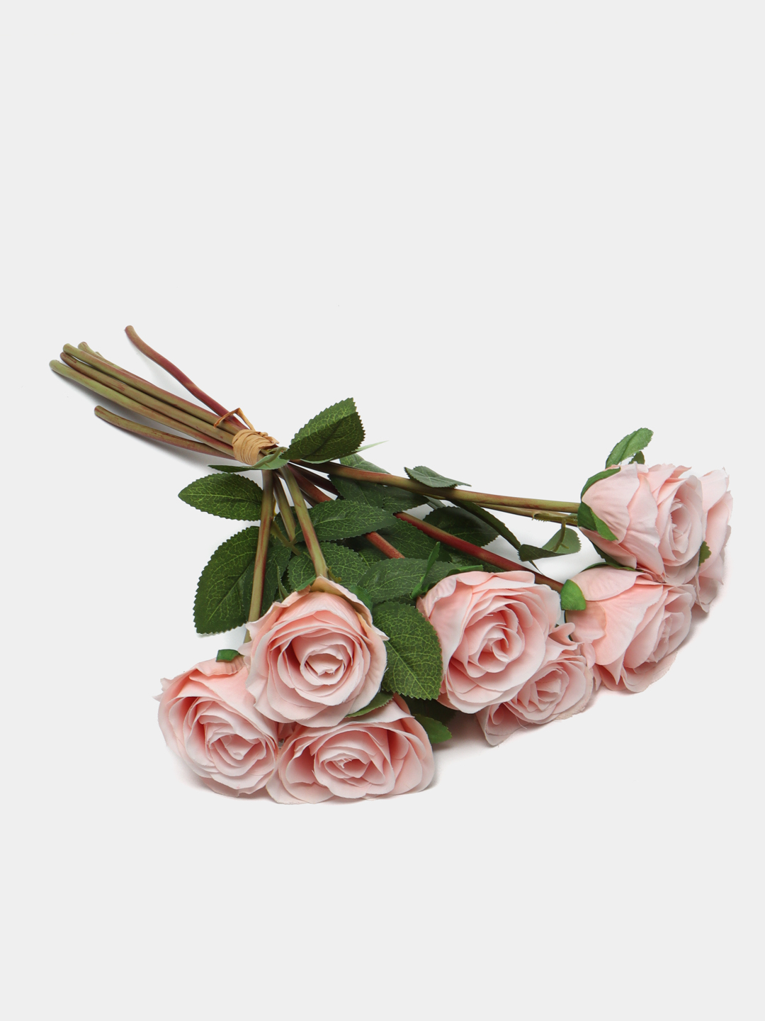 Sun'iy gullar, uy dekoratsiyasi uchun atirgullar qizil, oq, pushti ...