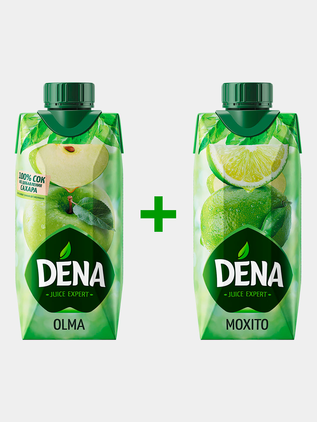 Olma sharbati oqartirilgan + Moxito sharbatli Dena, 330 mlni arzon narxda sotib oling — Uzum ...