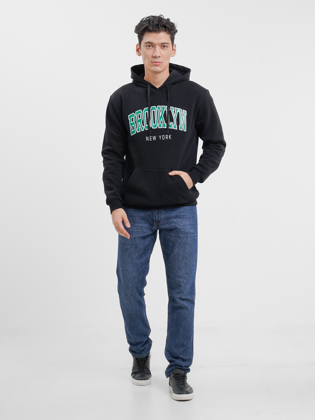 Erkaklar va ayollar uchun xudi bosma bilan Ramonso Hoodie, junli issiq ...