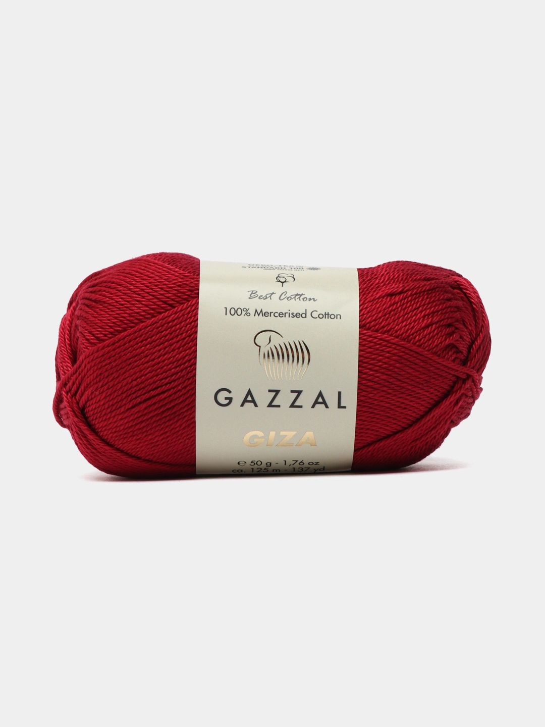 Ip GAZZAL GIZA, 100% paxta, rang 2487, 50 g, 125 mni arzon narxda sotib ...