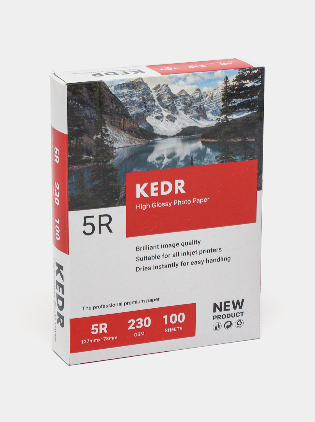 Фотобумага Kedr глянцевая, 5R 100 лист купить по низким ценам в интернет-магазине Uzum (673406)