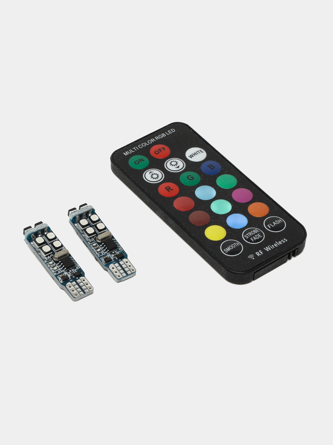 LED RGB gabarit chiroqlar uchun lampalar to'plami Т10, 2 donani arzon ...