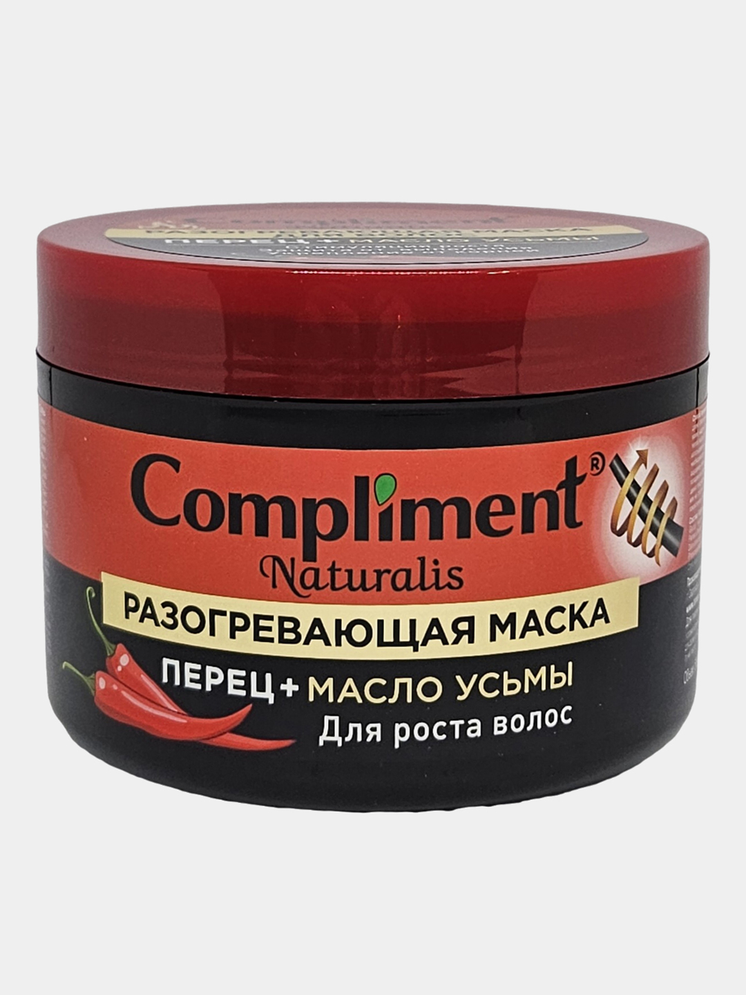 Разогревающая маска с перцем + масло усьмы для роста волос волос ...