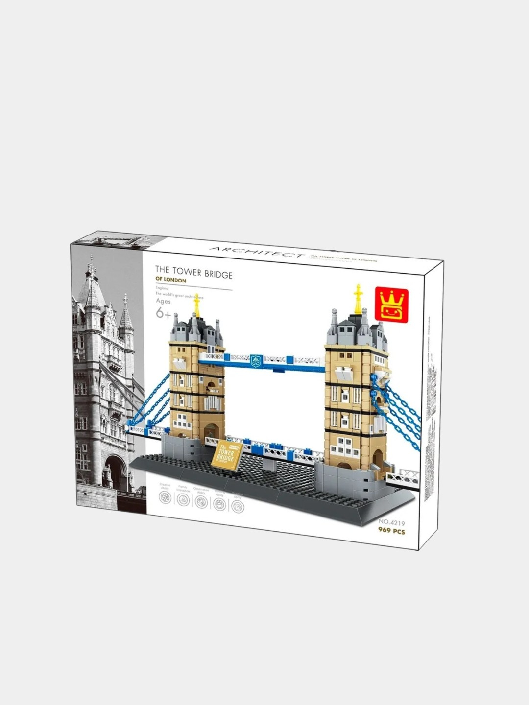 Конструктор Wange Тауэрский мост, Лондон, Англия, лего 969 детали, lego ...