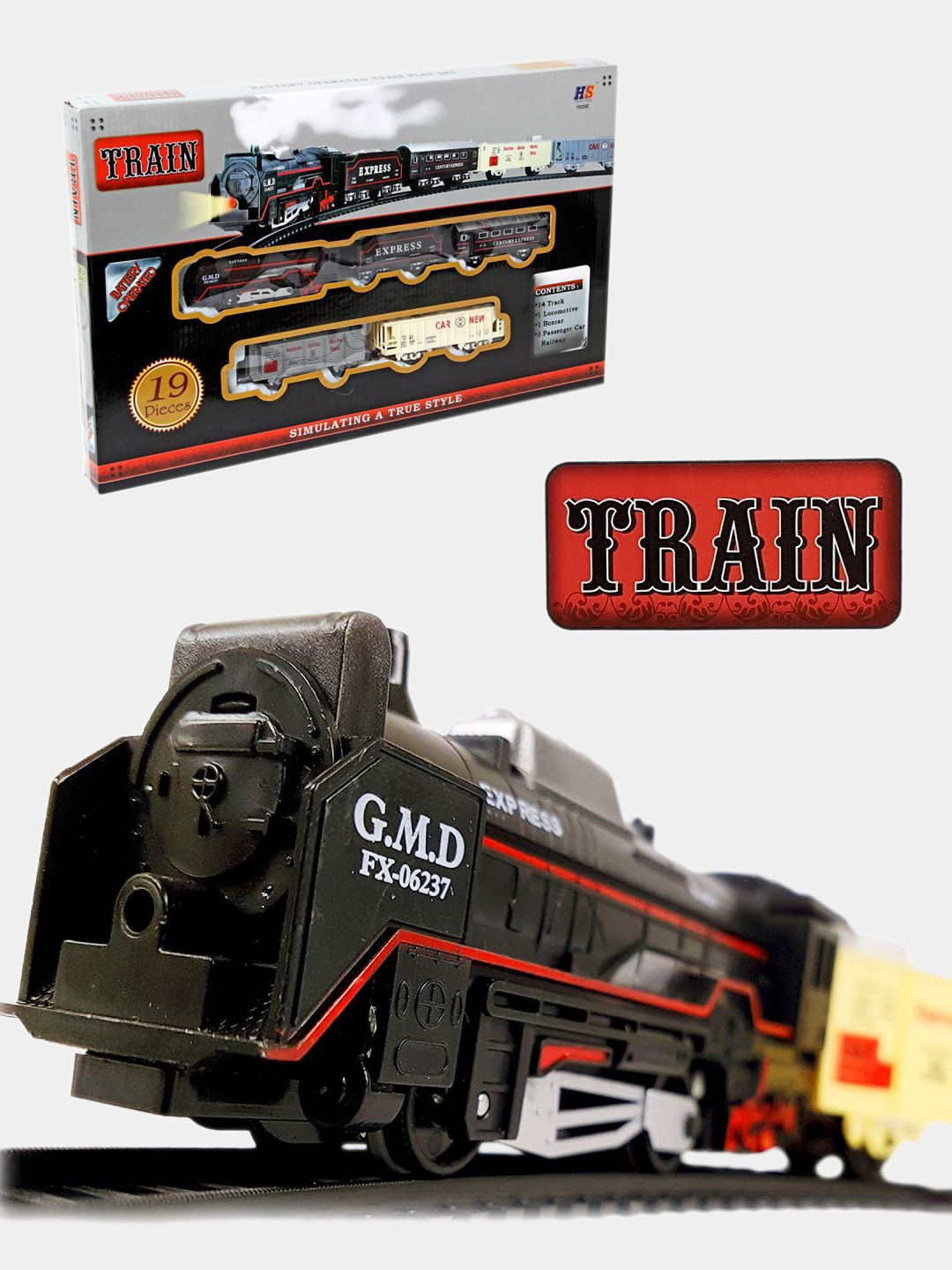 Игрушечный поезд "Train", с железной дорогой купить по низким ценам в ...