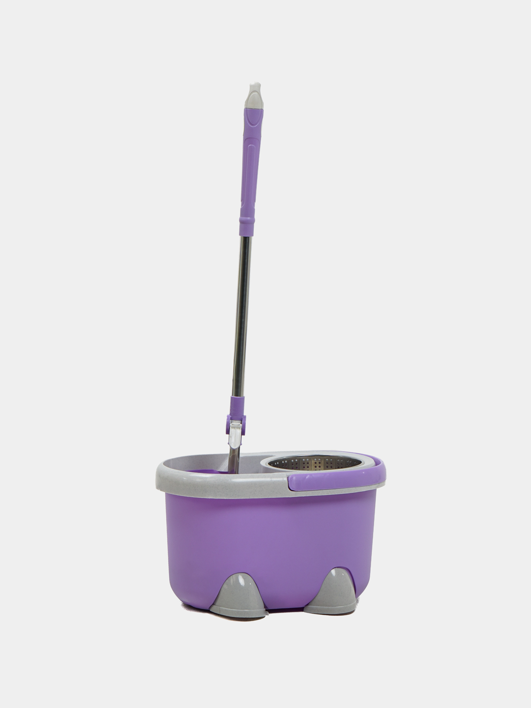 Shvabra va chelak, avtomatik siqish bilan va 2 ta nasadkasi bilanni ...