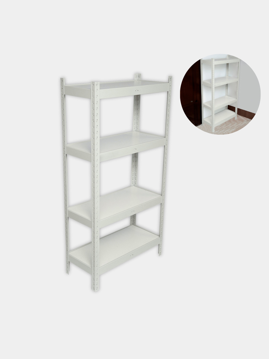 Стеллаж металлический, 2 и 4 полки, нагрузка до 240 кг, размер 175 * 40 ...