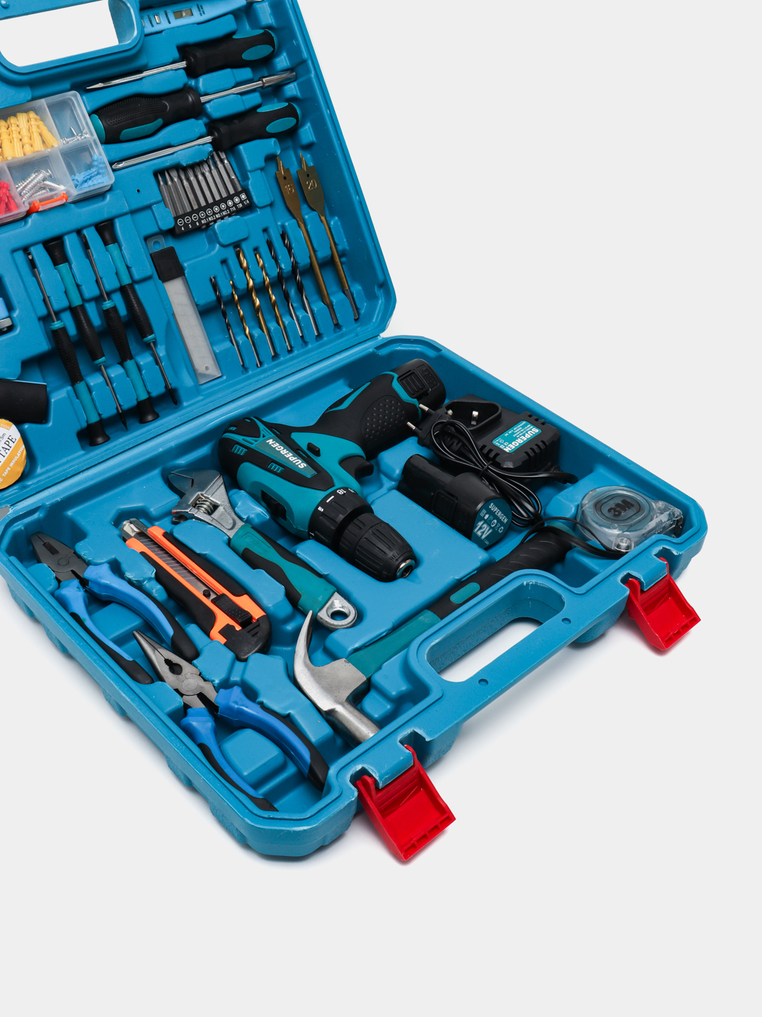 Аккумуляторная дрель-шуруповерт Supergen Hammer Tools 12V, 128 ...