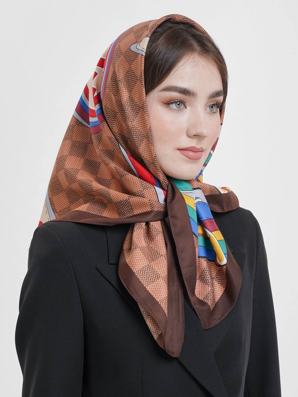 Ayollar uchun ipak sharf, ro'molchani arzon narxda sotib oling — Uzum ...