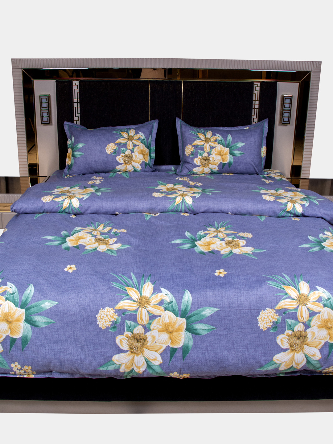 Постельное бельё двуспальное, комплект из сатина, с принтом купить по ...