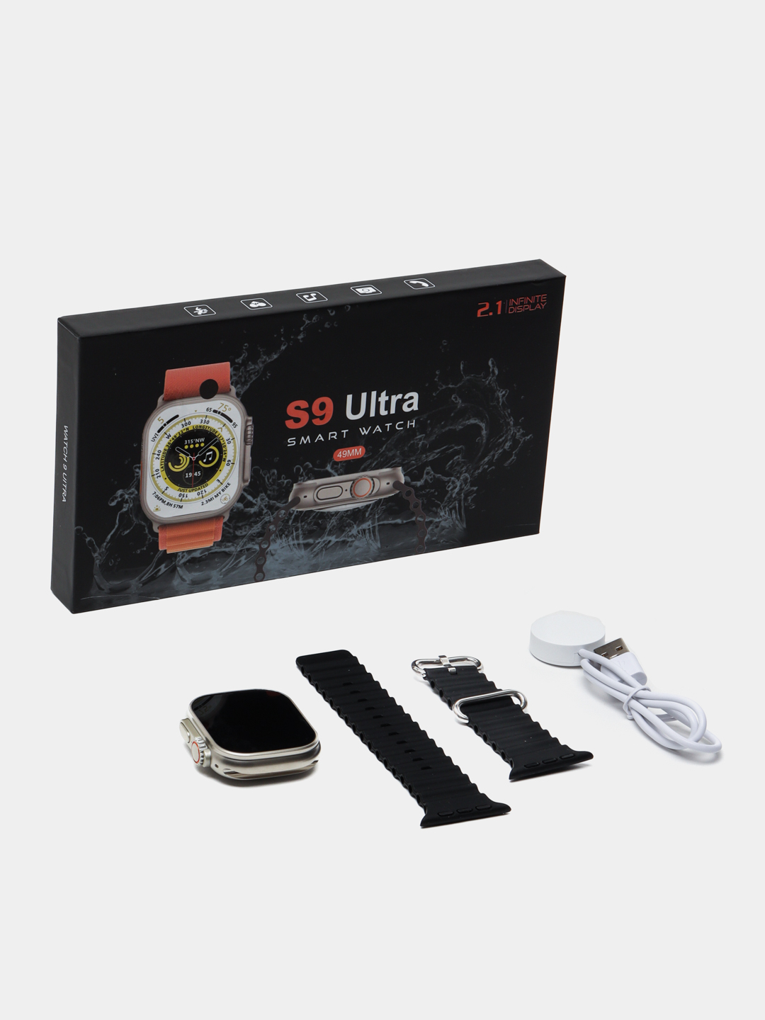 Smart soat Smart Watch S9 Ultra, iPhone va Android uchun, simsiz ...