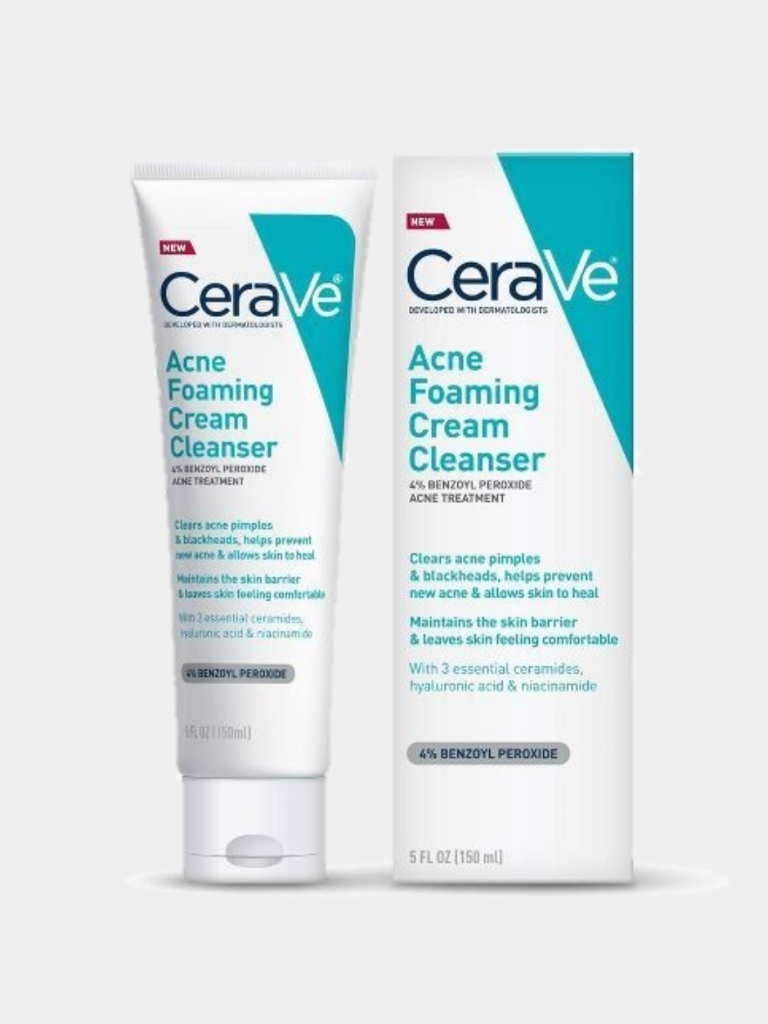 Очищающий крем против акне CeraVe Acne Foaming Cream Cleanser купить по ...