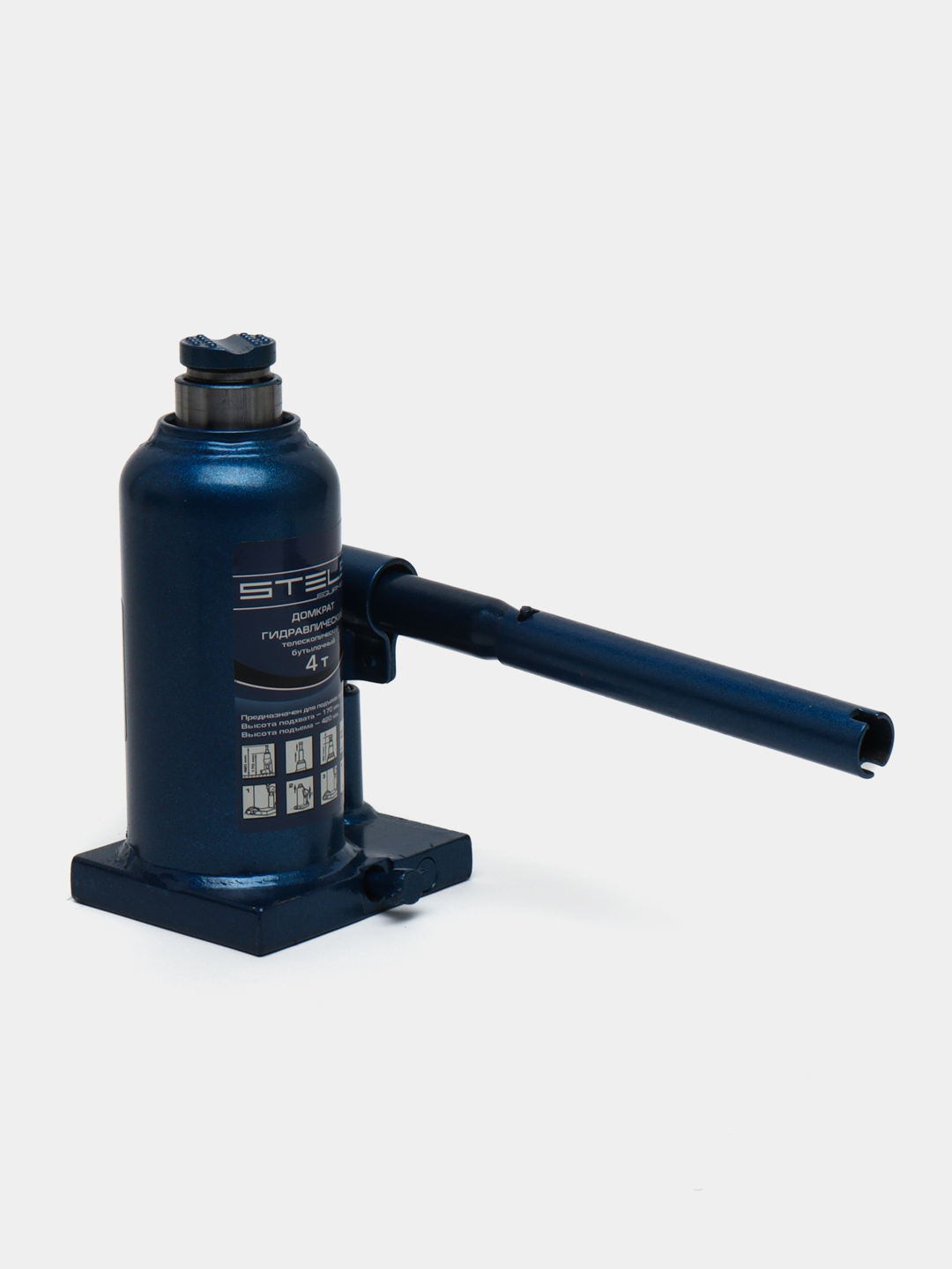 Домкрат гидравлический, бутылочный, телескопический,STELS,4 т, h подъема 170-420 мм, 51116 ...