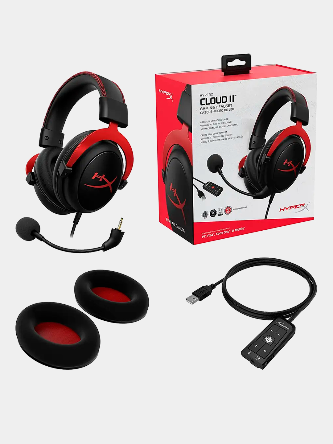 Hyper X Cloud 2 Wireless игровая стереогарнитурa купить по низким ценам ...