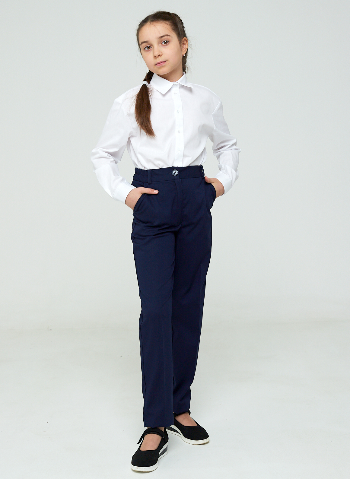 Qizlar uchun maktab shimlarini arzon narxda sotib oling — Uzum (417384)