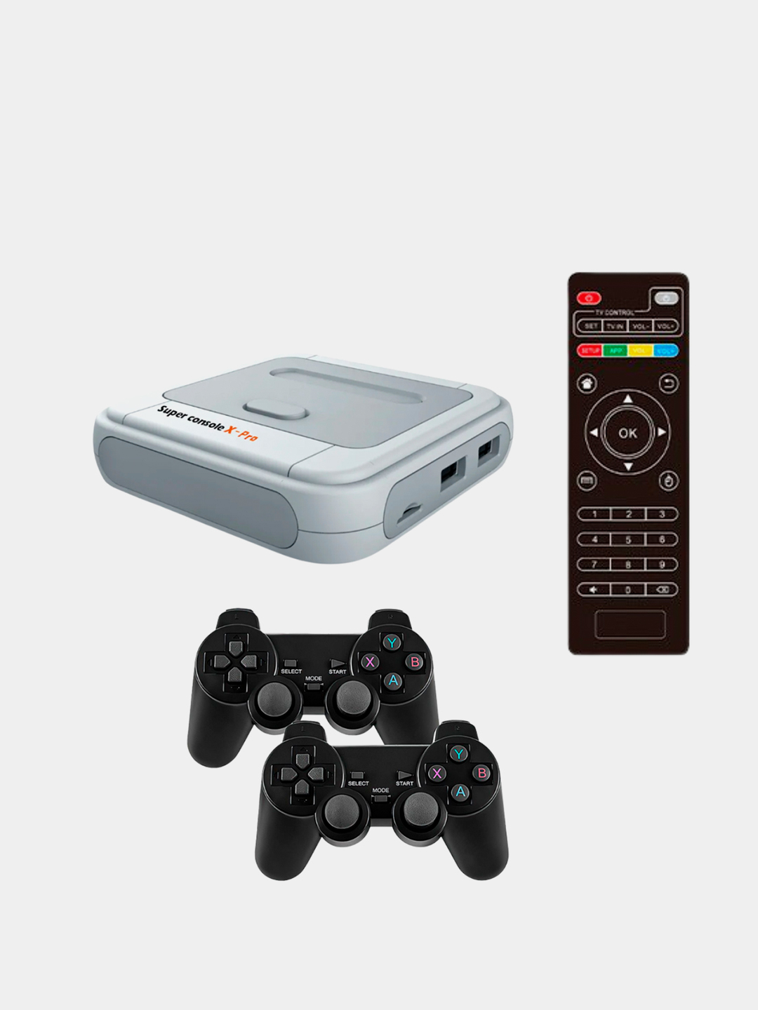 Игровая приставка TV Box Super Console X Pro, 4K, Game Stick, двойная ...