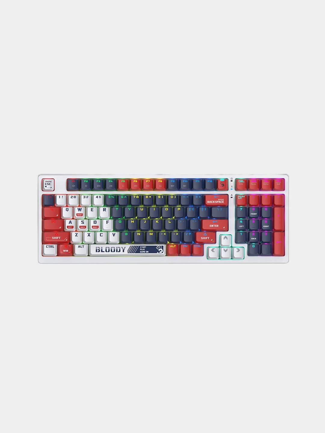 Механическая клавиатура Bloody S98 Sports Navy, 98 клавиш купить по ...