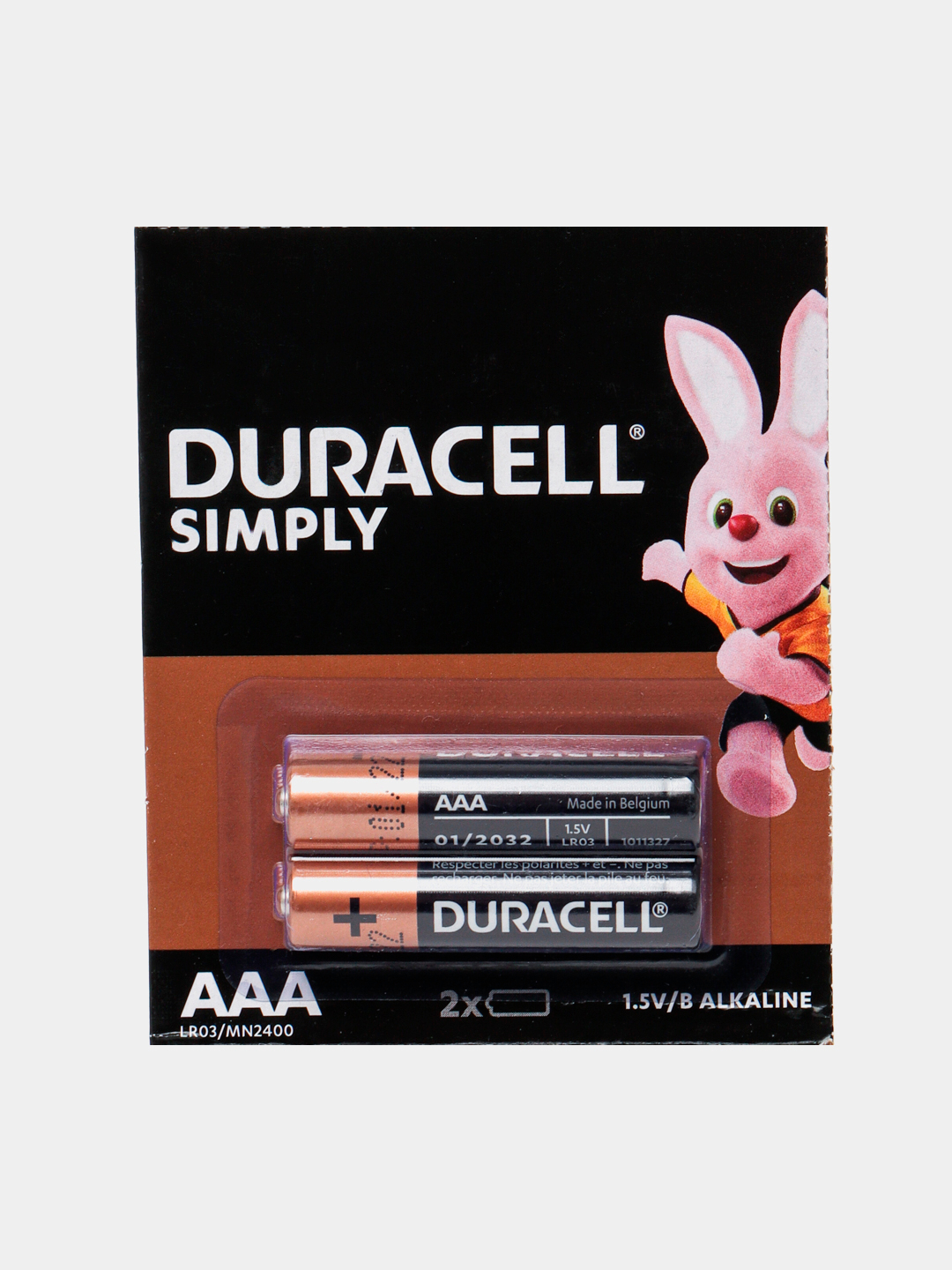 Батарейки Duracell Simply AAA 2x10CRD MON, мизинчиковые, 2 шт купить по ...