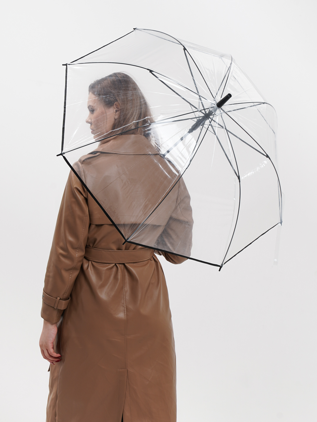 Прозрачный зонт купить по низким ценам в интернет-магазине Uzum (699924)