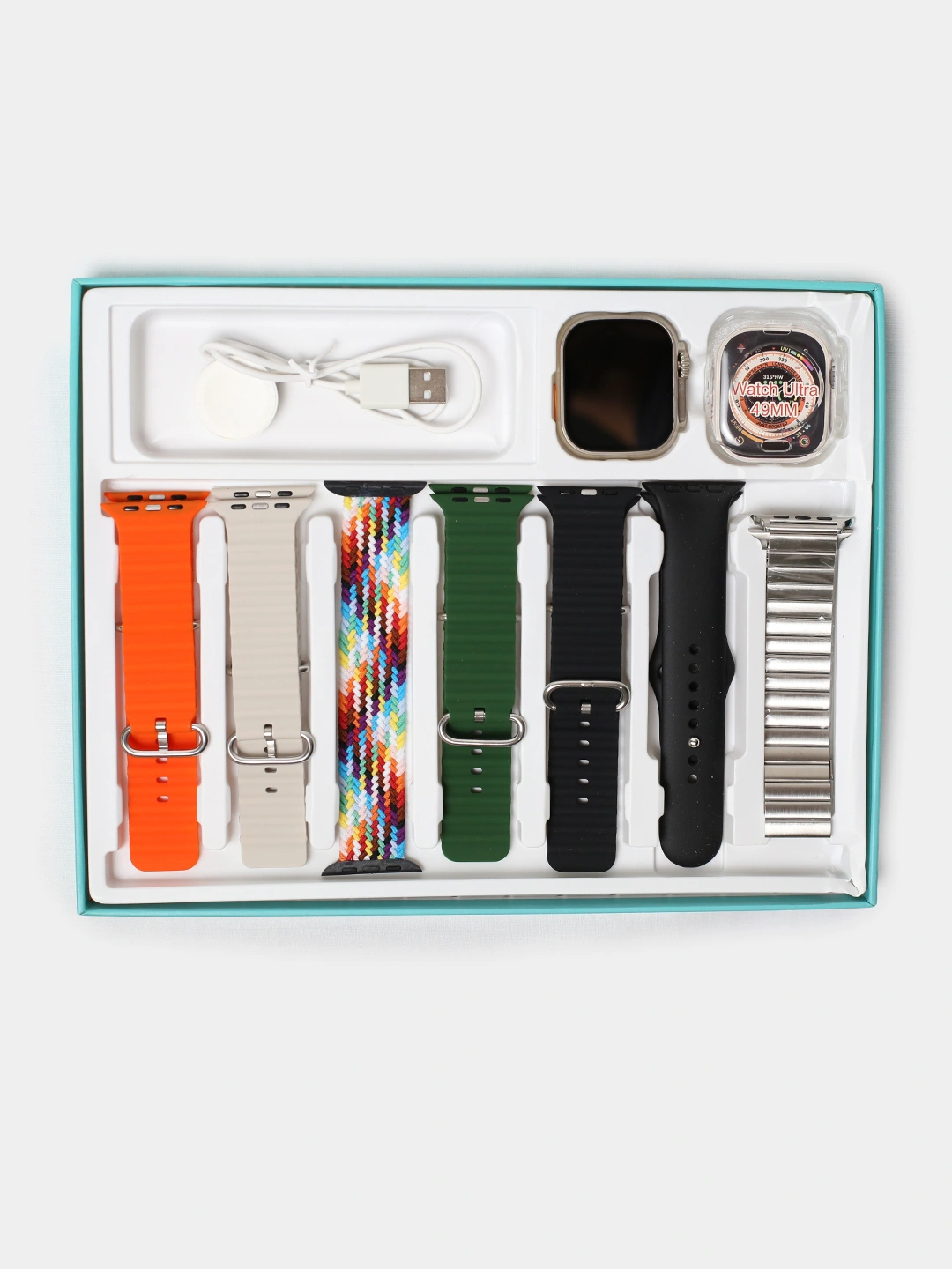 Smart soat Smart Watch X8 ULTRA Y60 7 tasi 1 da, simsiz zaryadlash ...