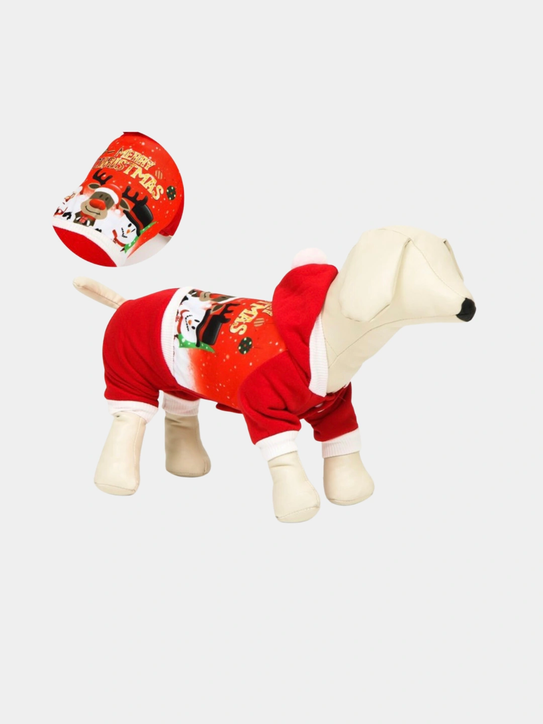 Itlar va kuchuklar uchun tugmachali kombinezon Christmasni arzon narxda ...