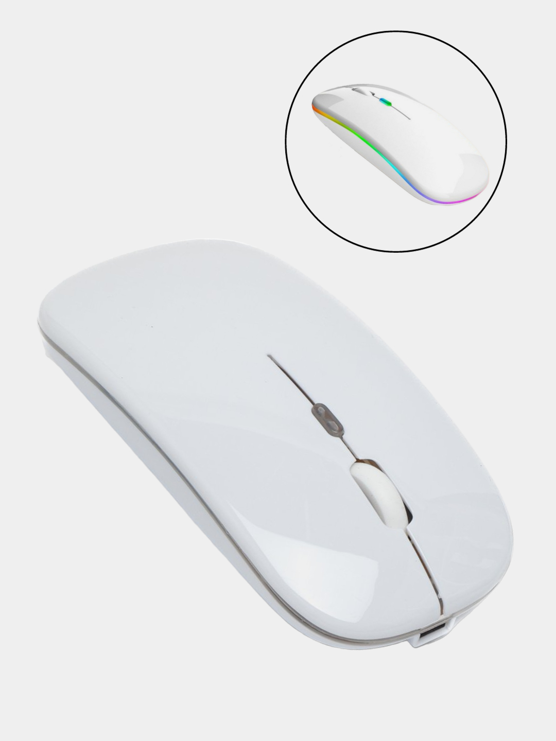 Kompyuter sichqonchasi, ovozsiz, simsiz, optik Bluetooth, RGB ...