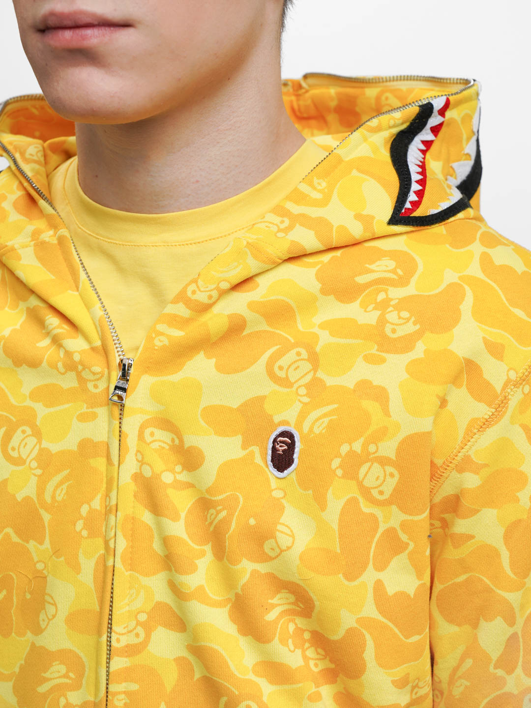 Худи Bape зипка HOODIE BAPE MILO c камуфляжем и капюшоном unisex купить ...