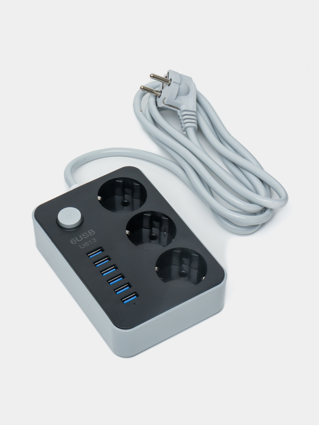 Tarmoq filtri, 6 USB+3 rozetkalar, uzaytma, kabel 2 metrni arzon narxda ...