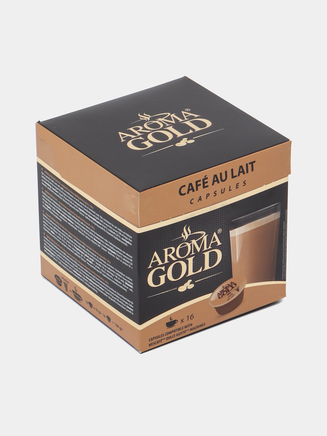 Кофе в капсулах Aroma Gold Cafe Au Lait, 160 г купить по низким ценам в ...