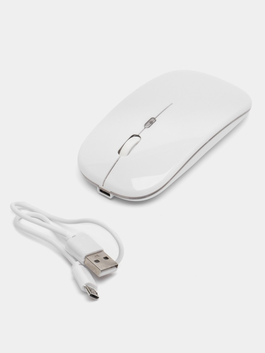 Simsiz sichqoncha, RGB yoritgichli Bluetooth+2.4G shovqinsiz mishkani ...