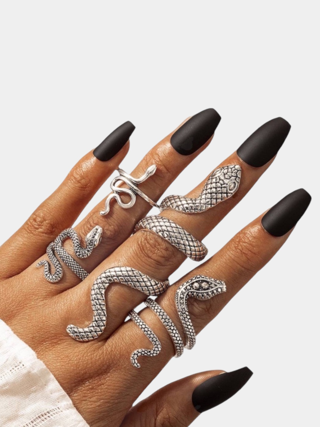 Ilon uzuklari to'plami ni arzon narxda sotib oling — Uzum (653677)