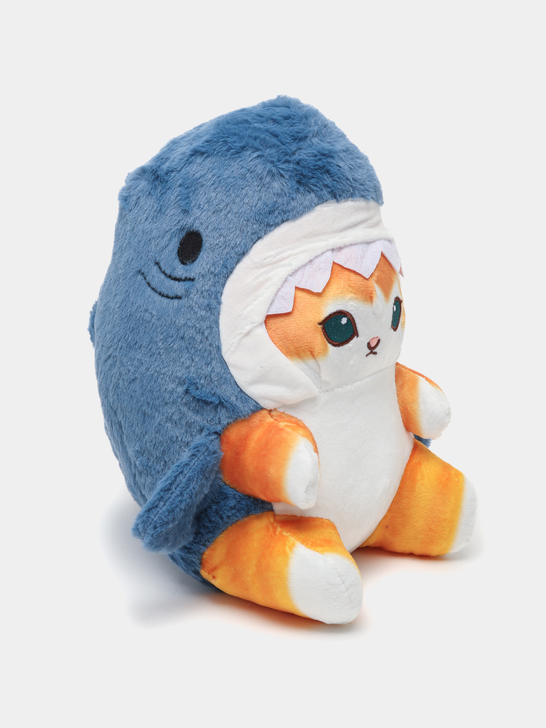 Плюшевая мягкая игрушка "Кот Акула", антистресс котик, 20 и 30 см ...