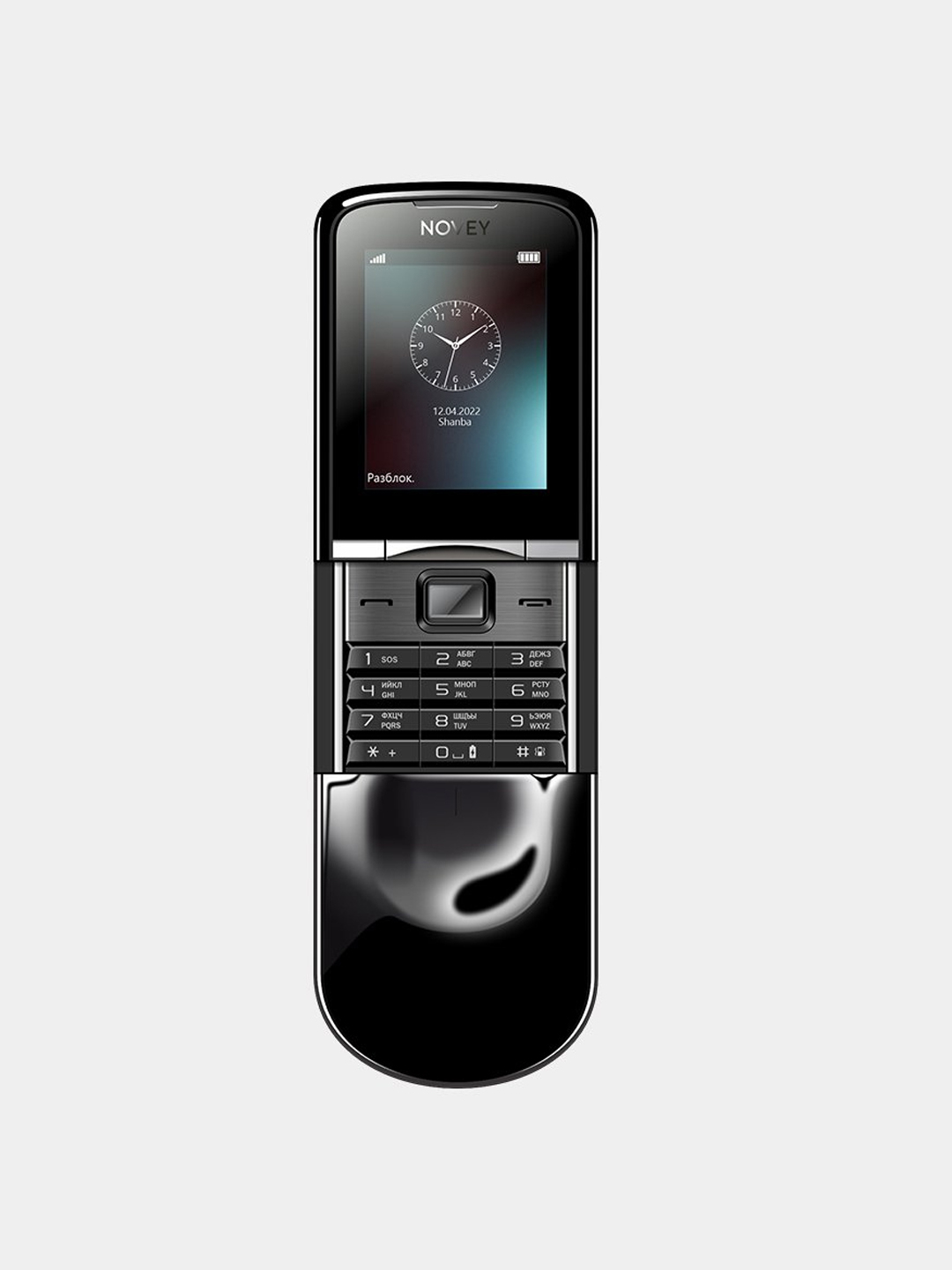 NOVEY N880 кнопочный телефон, железный корпус.Продукт с годовой ...