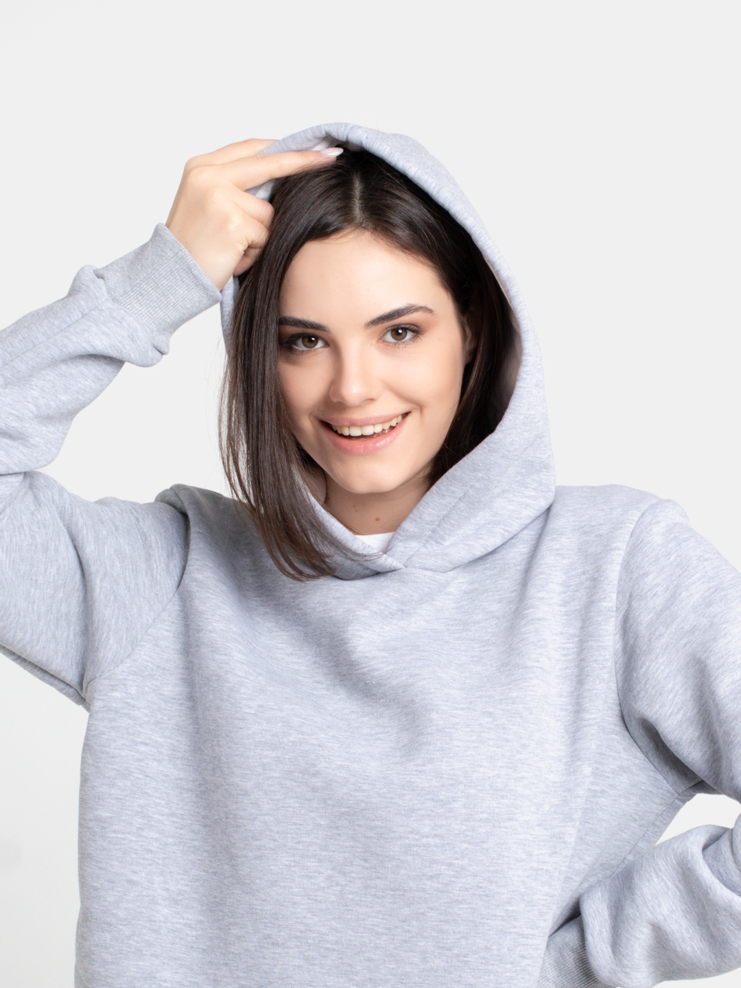 Спортивный костюм женский TRENDS теплый с начесом, комплект худи с ...