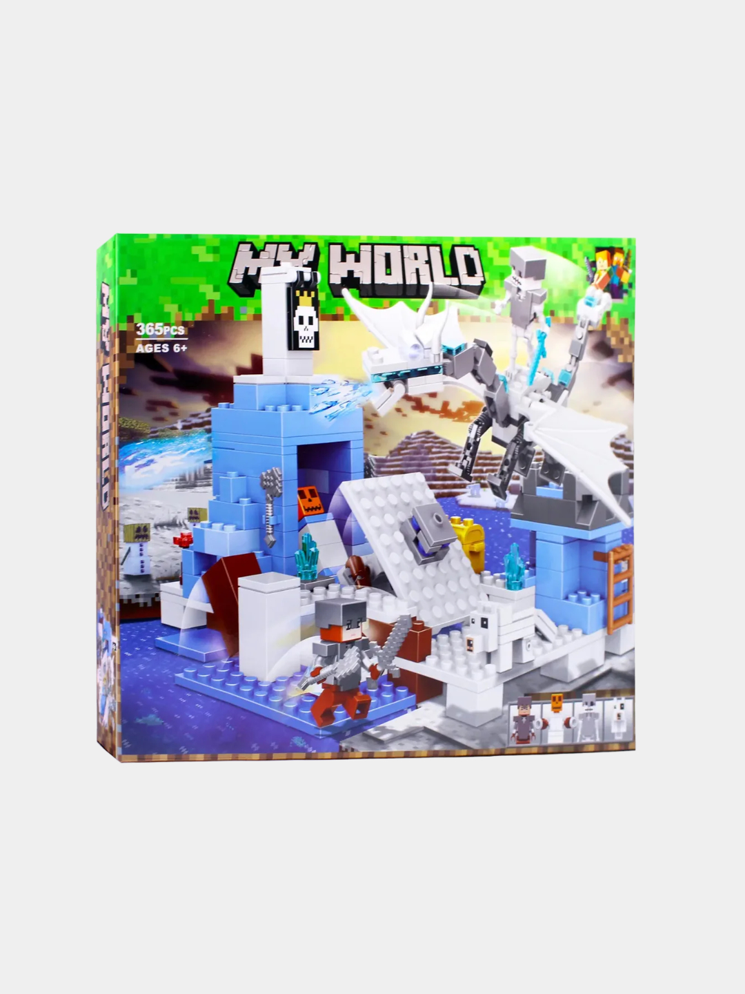 Конструктор Майнкрафт, совместим с LEGO Minecraft, подарок ребенку ...