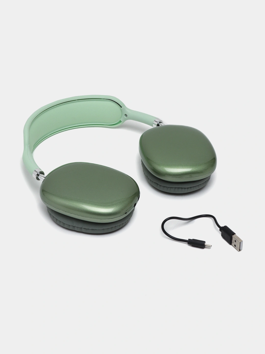 Simsiz Bluetooth naushnik P9, quloqchin mikrofonli, to'liq o'lchamlini ...