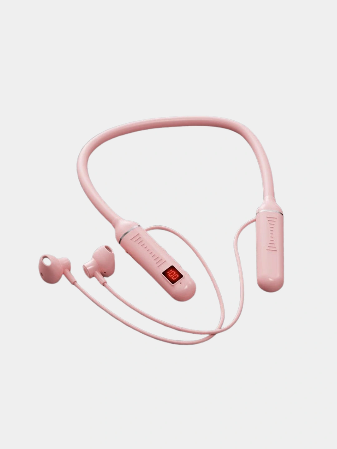 Simsiz bluetooth naushniklar 12D, quloqchin bo'yinbog'li, displeylini ...