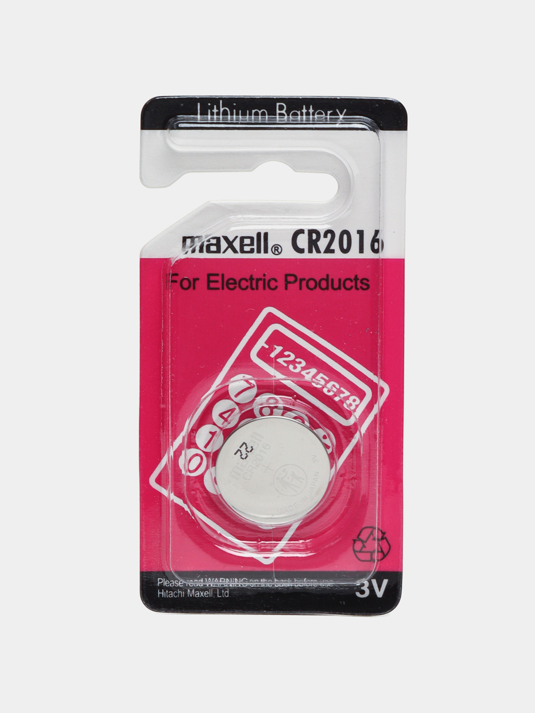 Батарейки литиевые Maxell CR2016, CR2025, CR2032 3V, 1-шт купить по ...