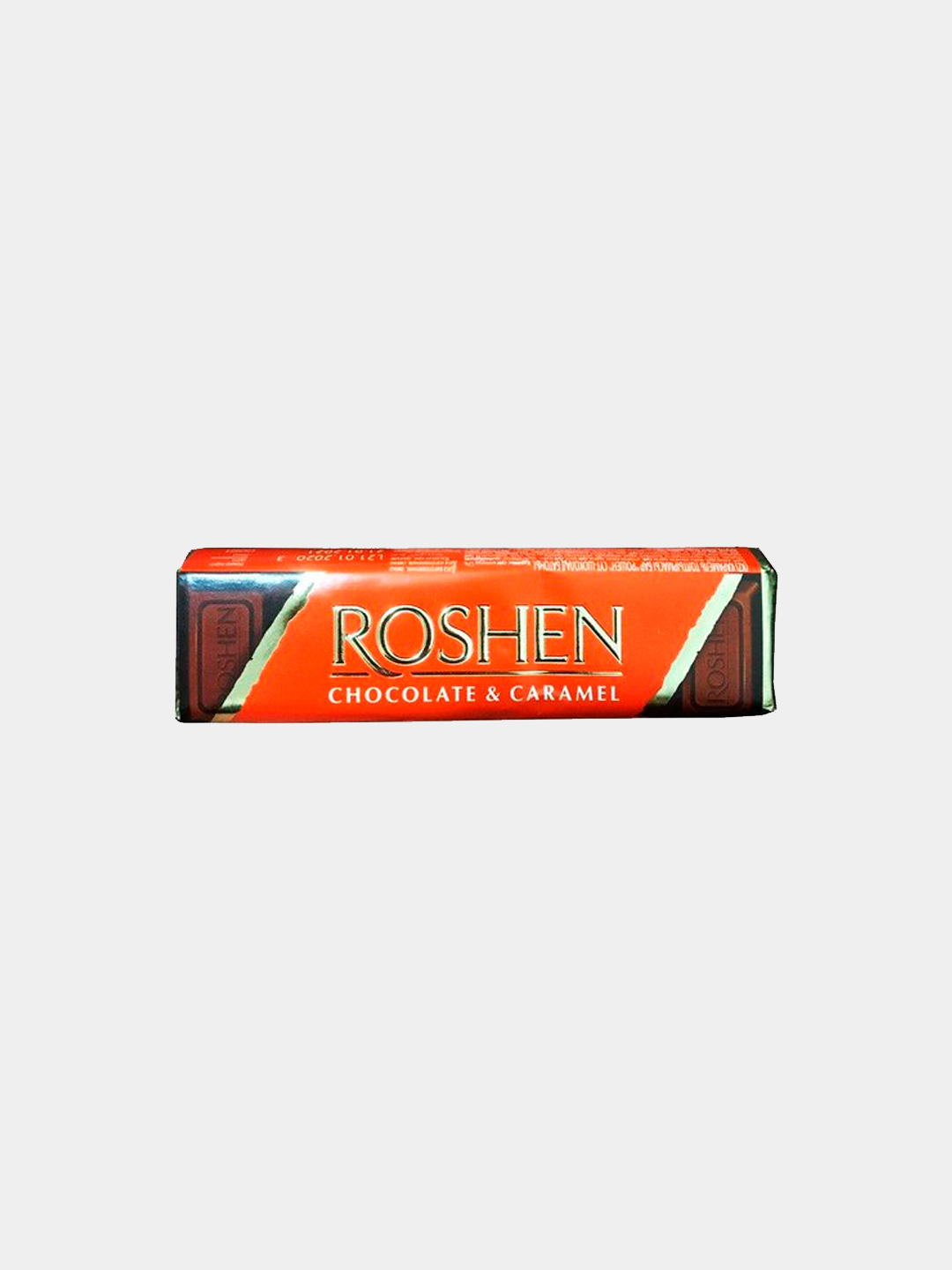 Молочно-шоколадный батон "Roshen" с карамельной начинкой, 40г, 30 шт ...