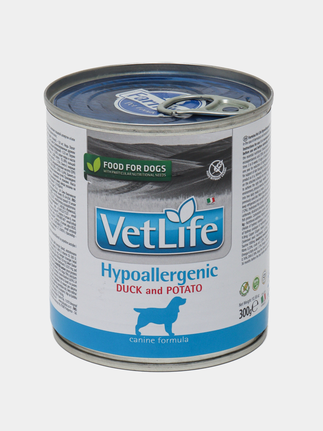 Диетический влажный корм Farmina VetLife для собак при пищевой аллергии ...