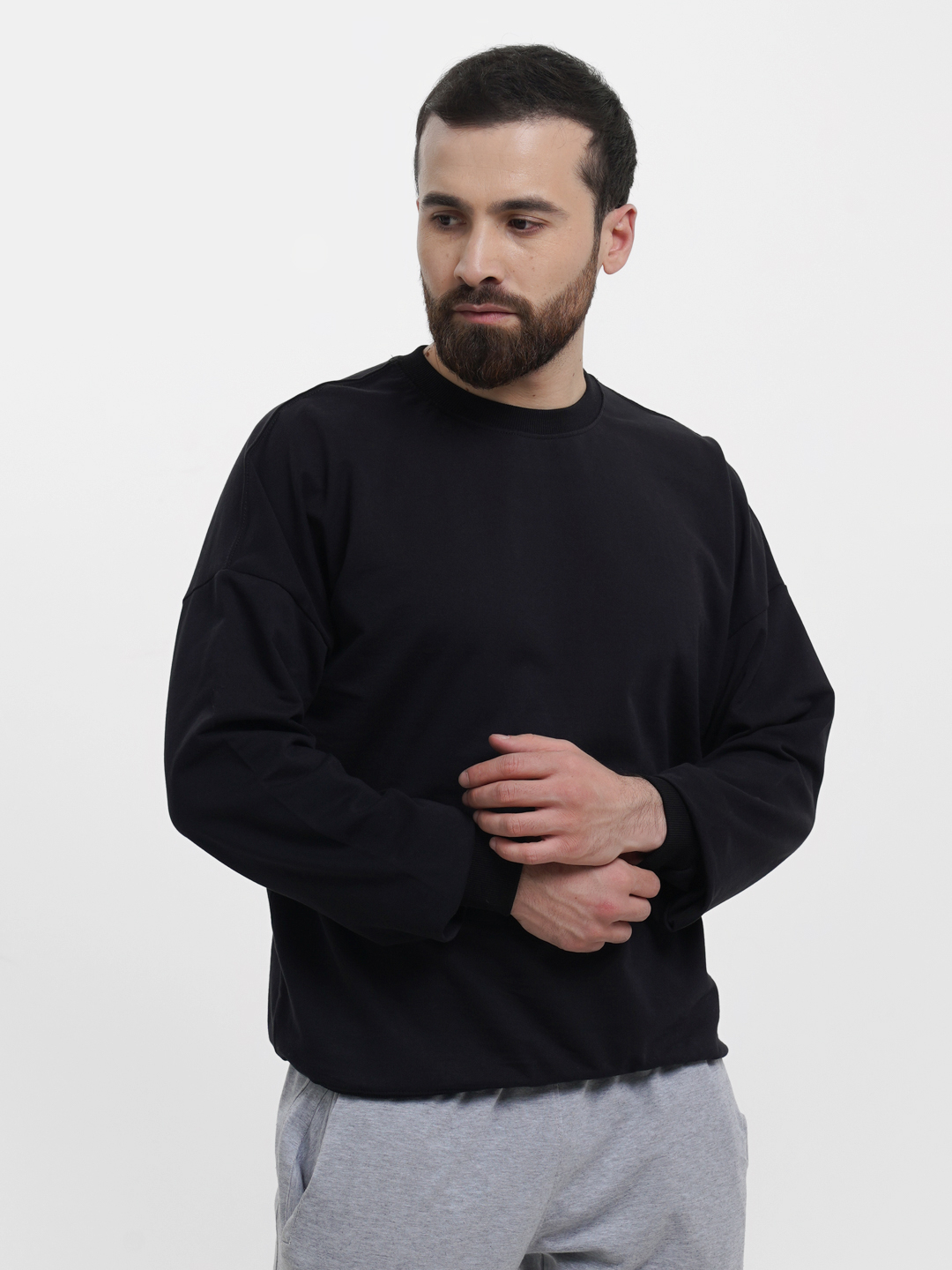 Свитшот базовый унисекс, FAYZ-M купить по низким ценам в интернет-магазине Uzum (840821)