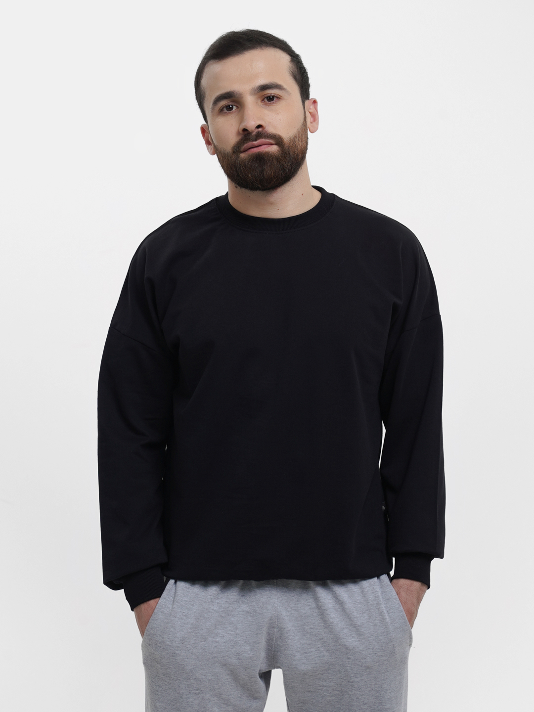 Свитшот базовый унисекс, FAYZ-M купить по низким ценам в интернет-магазине Uzum (840821)